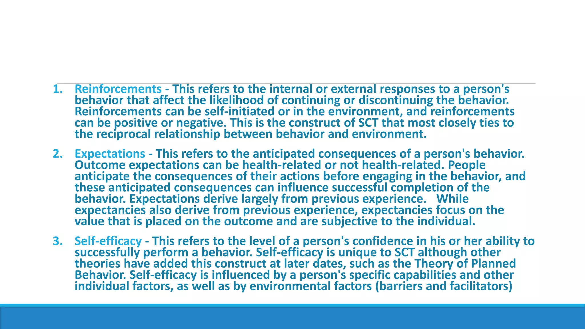 Social cognitive theory | PPTX