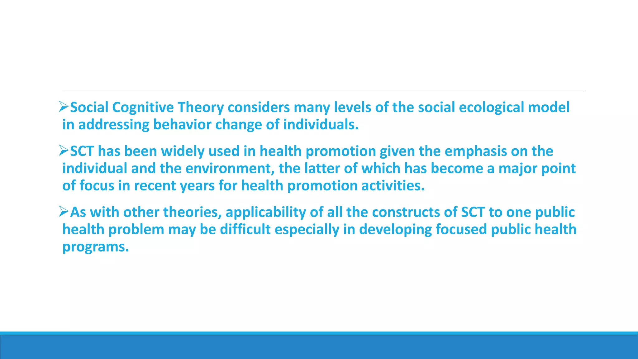 Social cognitive theory | PPTX