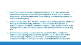 Social cognitive theory | PPTX