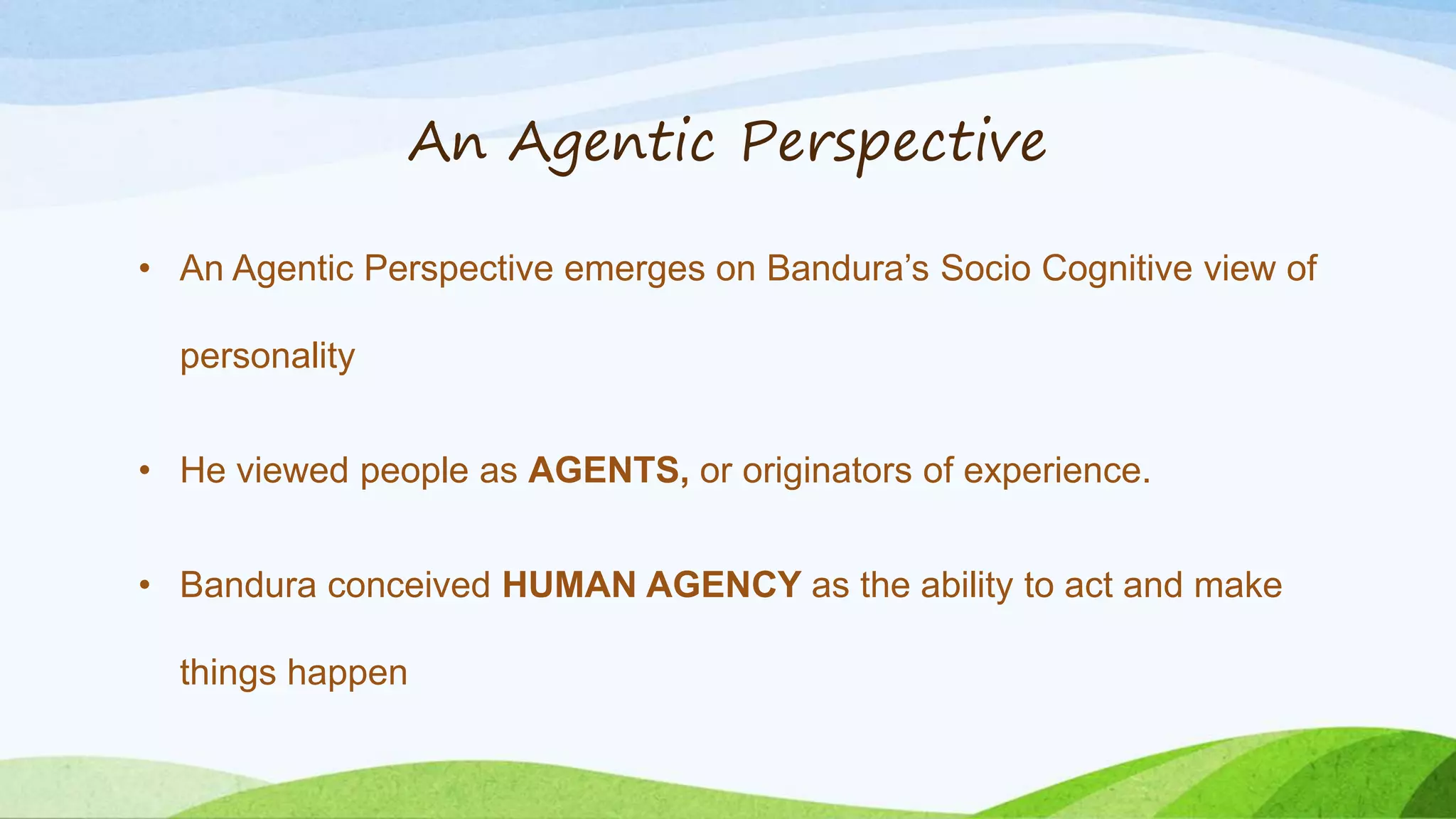 Social cognitive theory by albert bandura | PPTX
