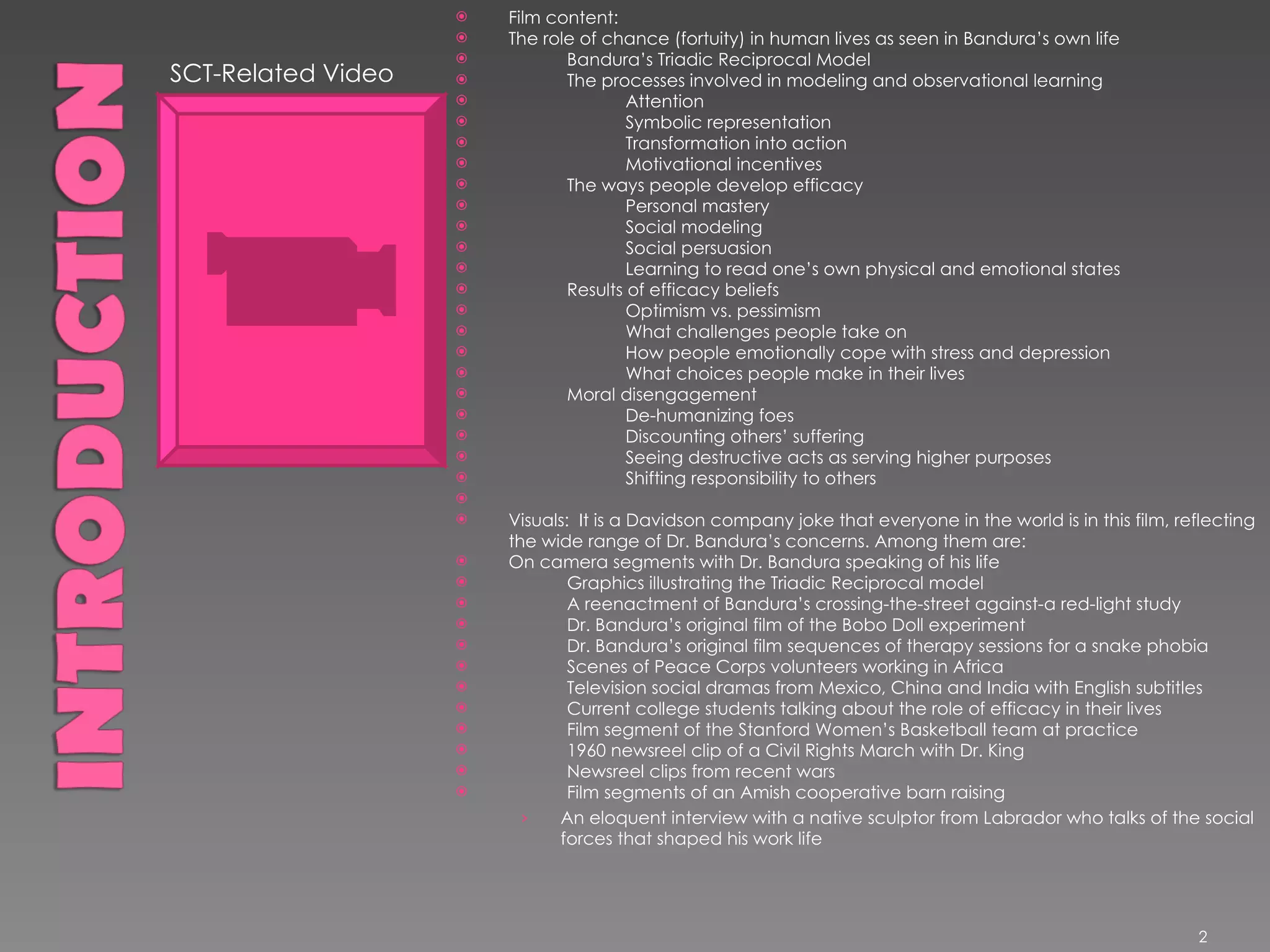 SME 604 - Social Cognitive Theory (Self-Efficacy) | PPT