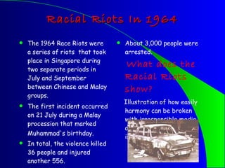 Social cohesion in singapore | PPT