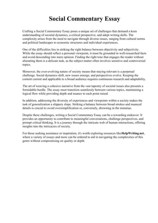 Social Commentary Essay.pdf