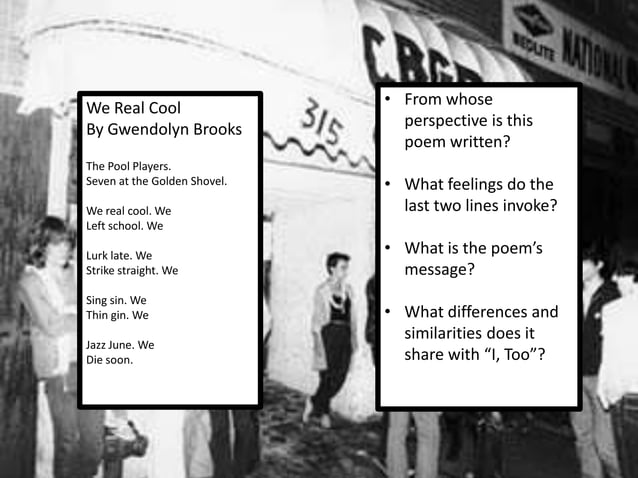 Social commentary in poetry | PPTX