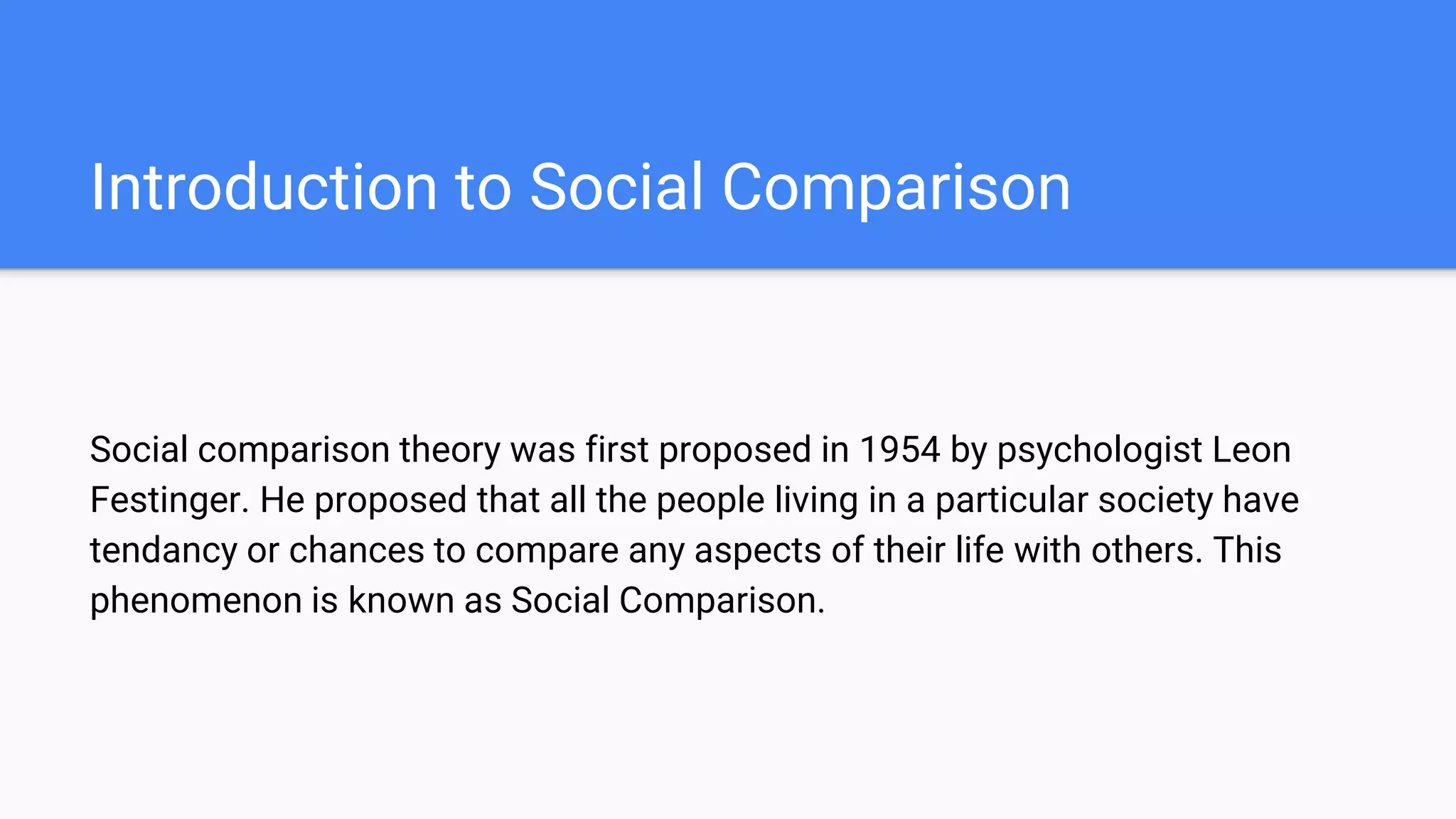 Social Comparison Psychology Presentation Faeq Amir .pptx