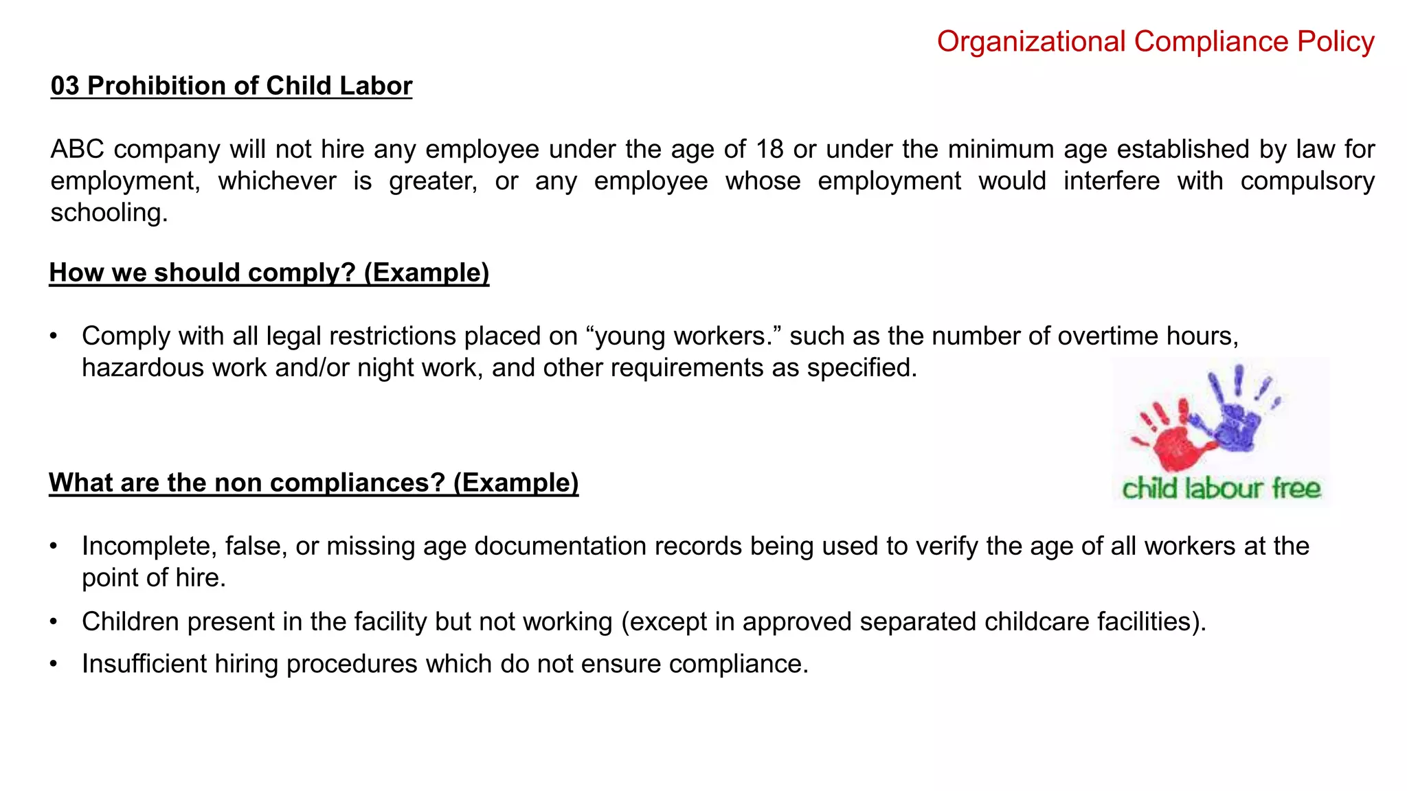Social compliance policy | PPTX