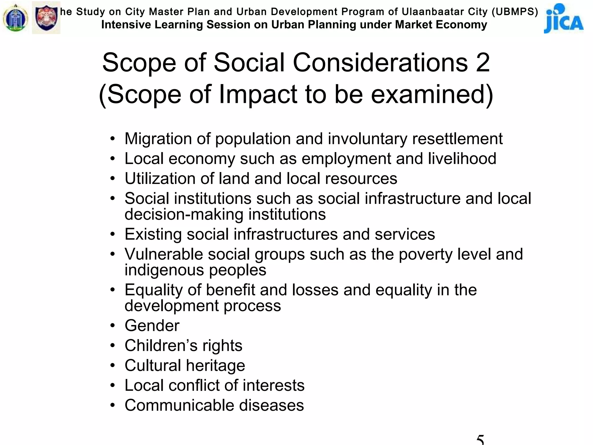 Social considerations eng | PPT