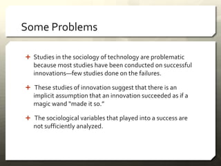 Social constructionism of technology | PPTX