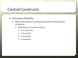 Social constructionism of technology | PPTX