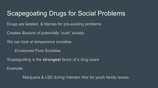 Social construction of drug scares | PPTX