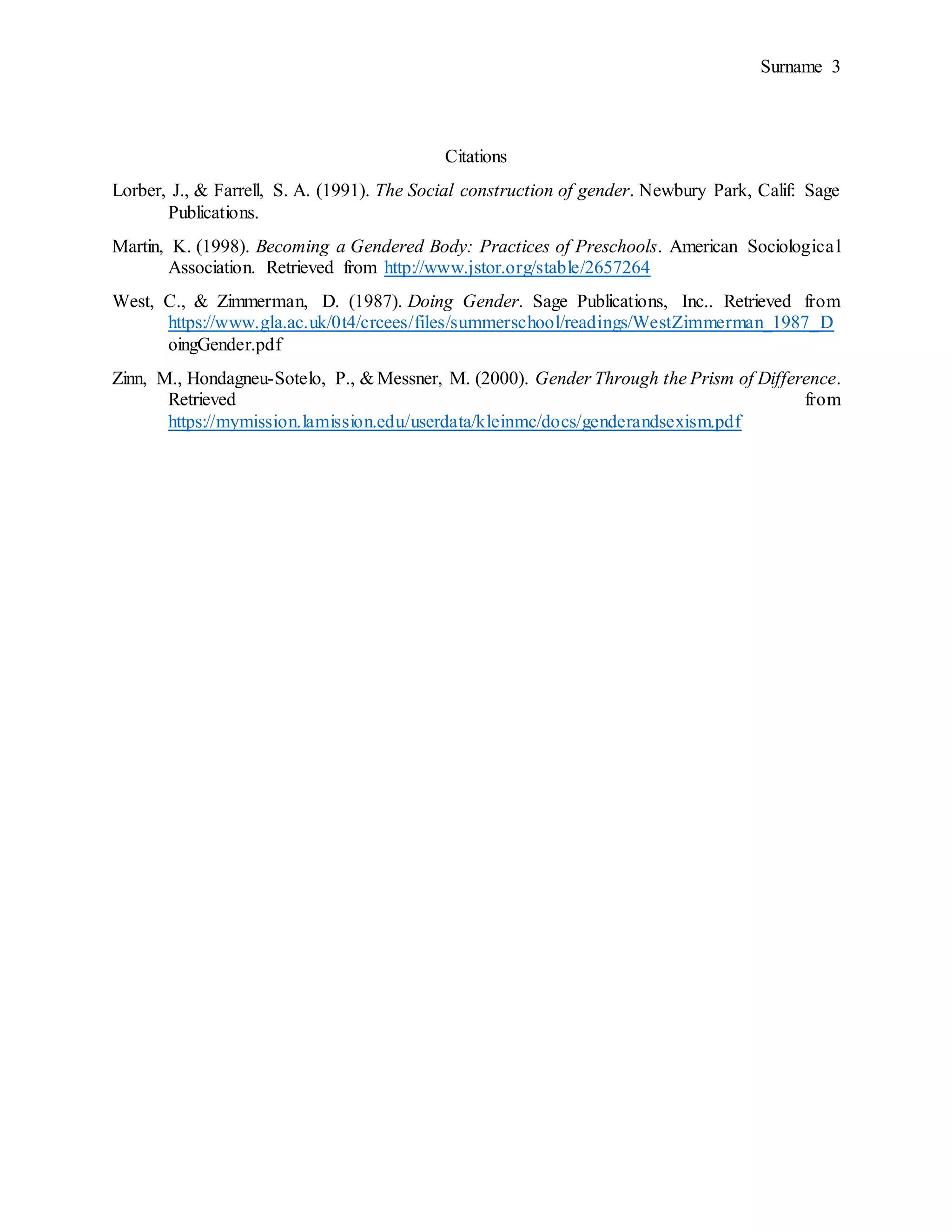 Social construction of gender | DOCX