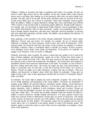 Social construction of gender | DOCX