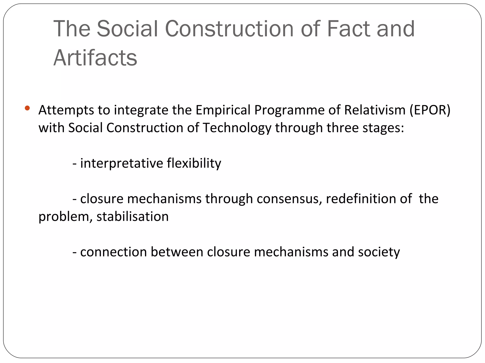 Social Construction Of Technology | PPT
