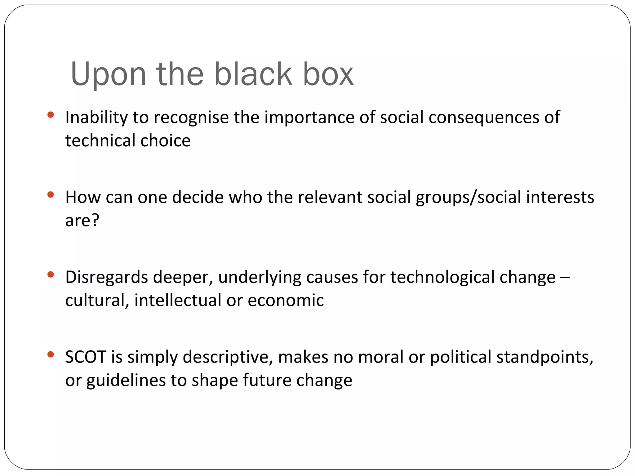 Social Construction Of Technology | PPT