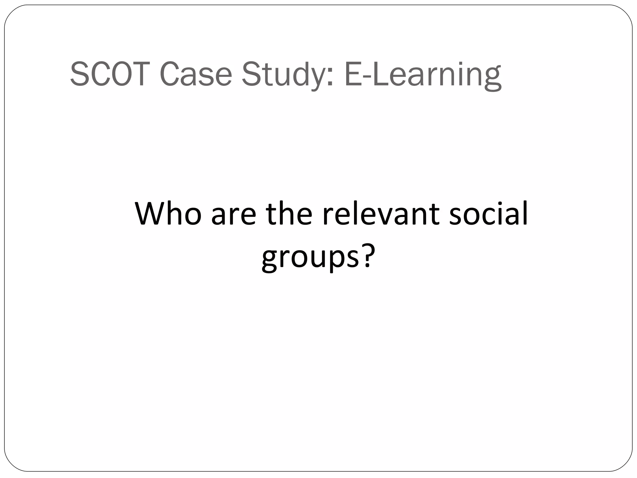 Social Construction Of Technology | PPT