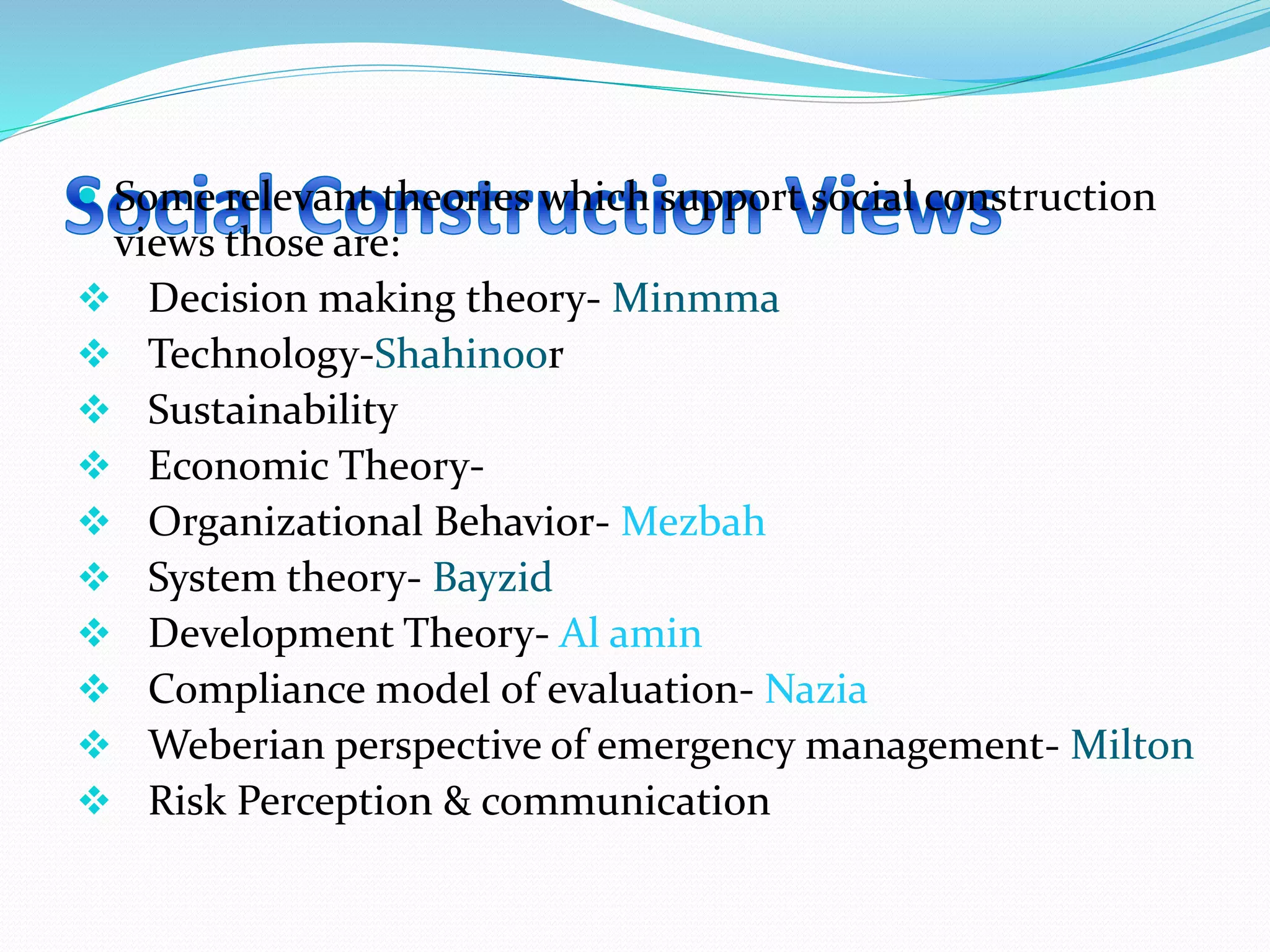 Social construction views | PPTX