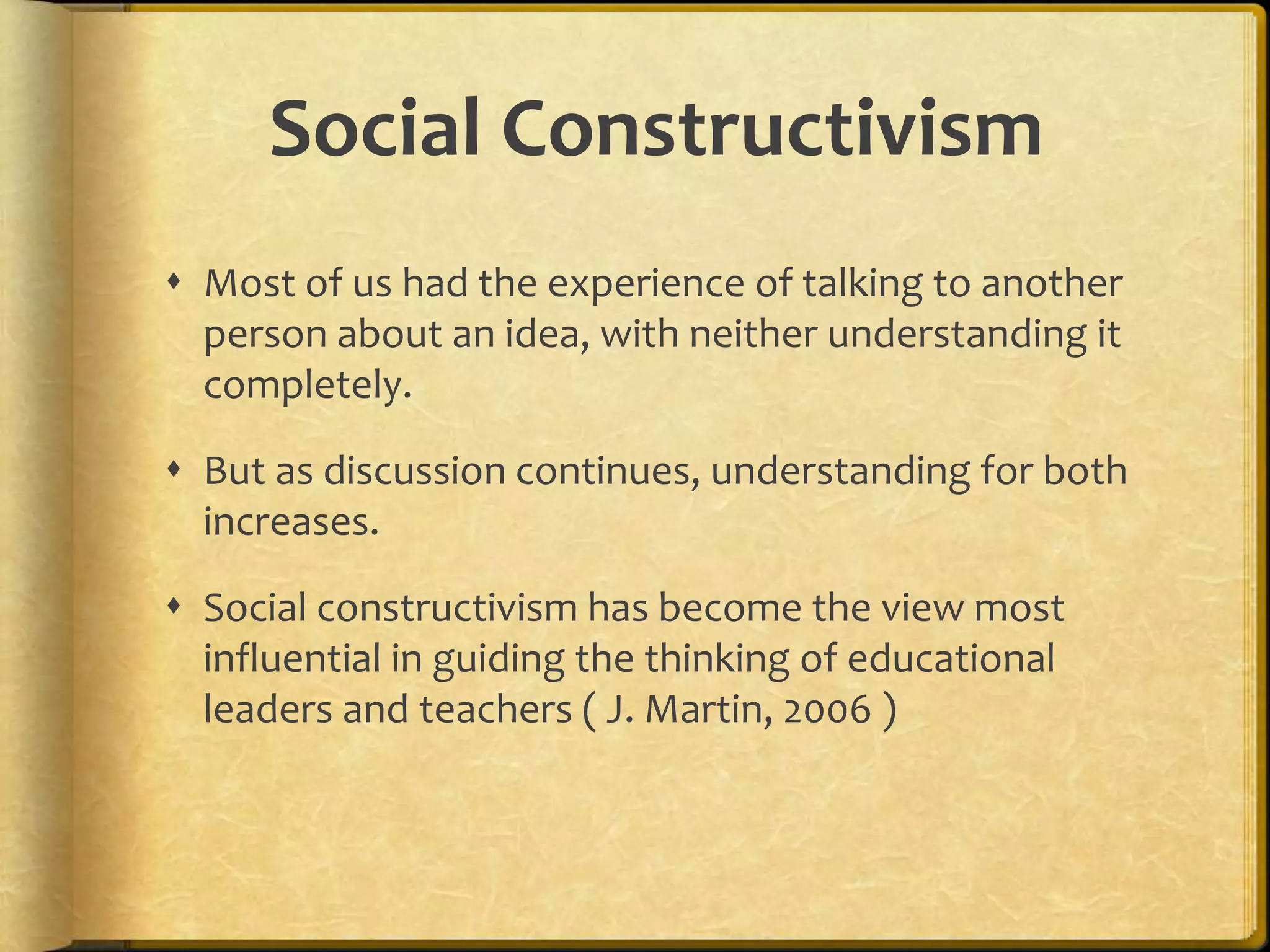 Social constructivism | PPT