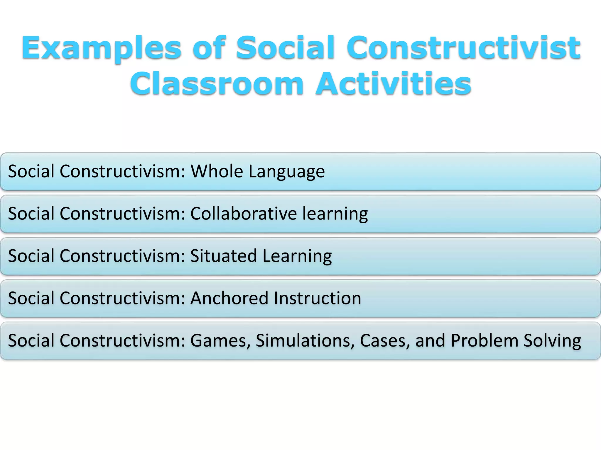 Social constructivism | PPTX