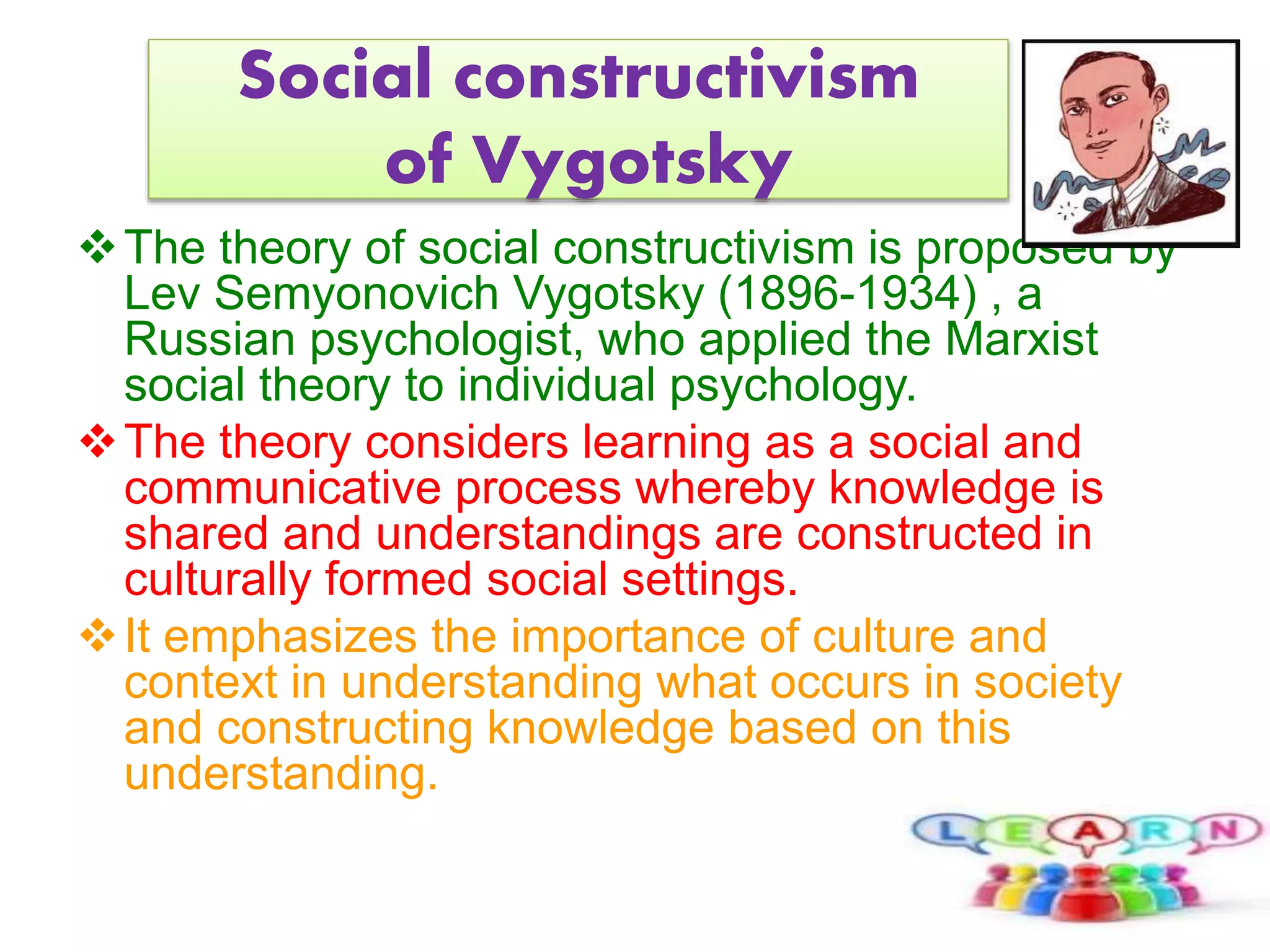 Social Constructivism of Vygotsky | PPTX