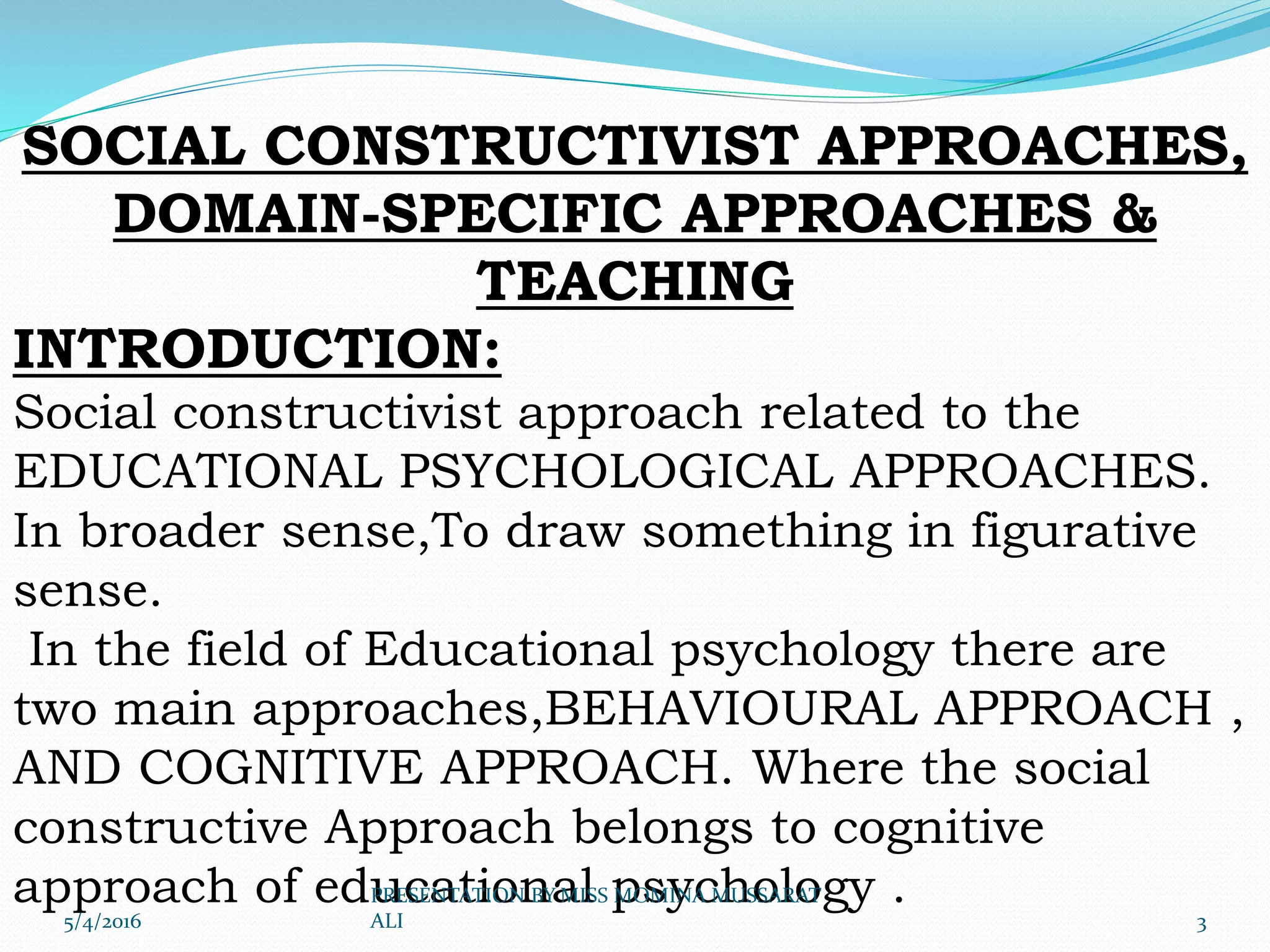 Social constructivist approach.ppt