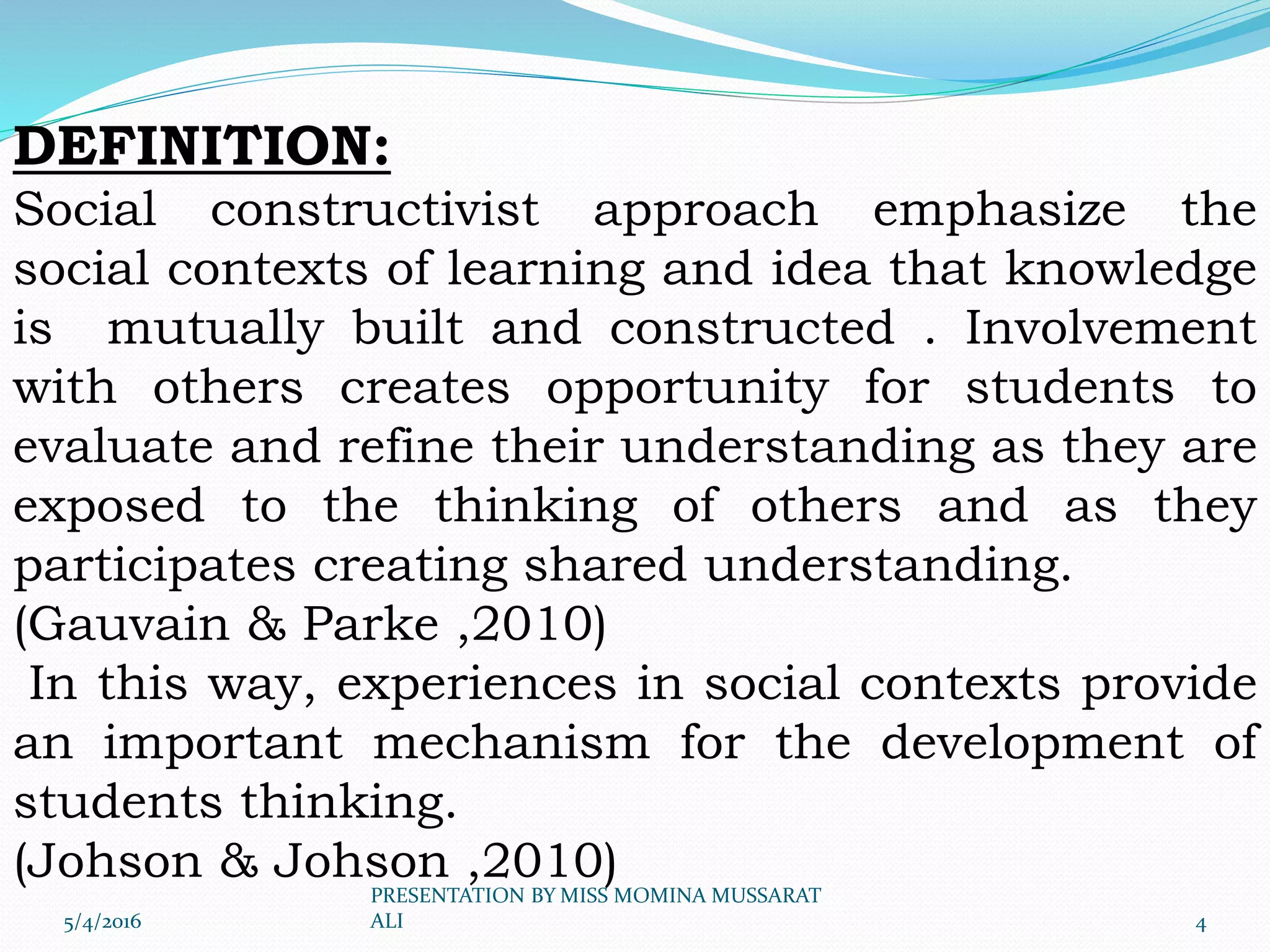 Social constructivist approach.ppt