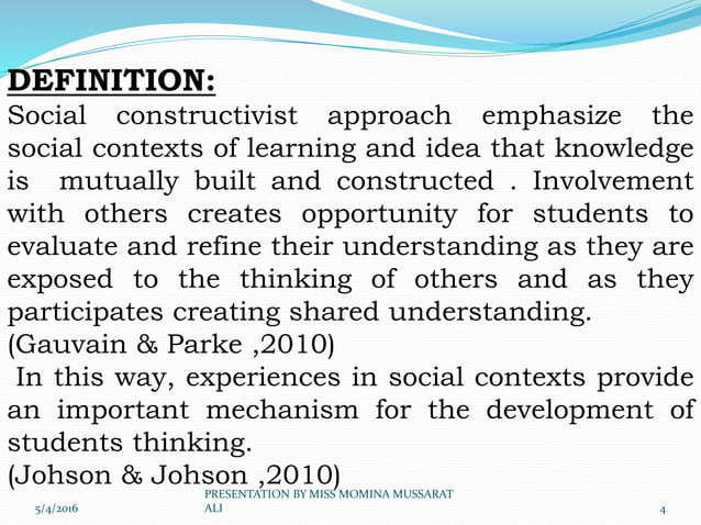 Social constructivist approach.ppt