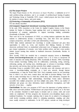 Social constructivist programs | DOCX