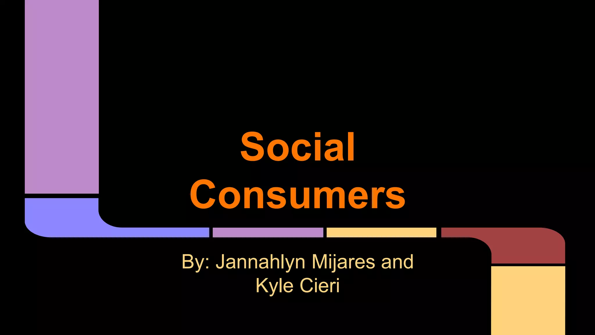 Social consumers | PPT