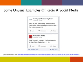 Social Media & Radio | PPT