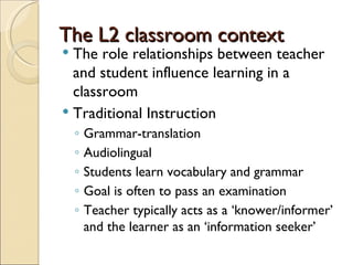Social context of language learning | PPT