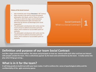 Agile Social contracts | PPT