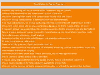 Agile Social contracts | PPT