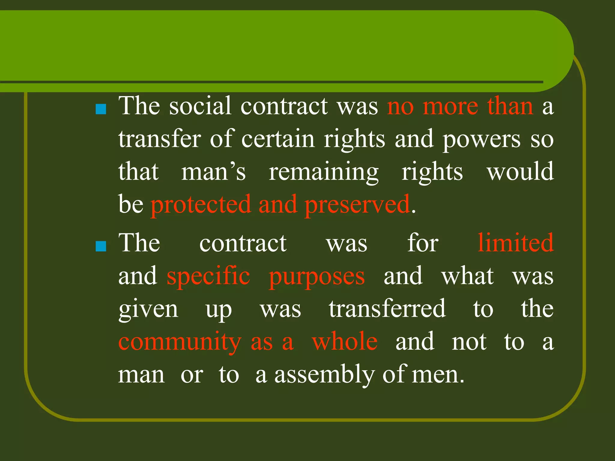 Social contract theory | PPTX