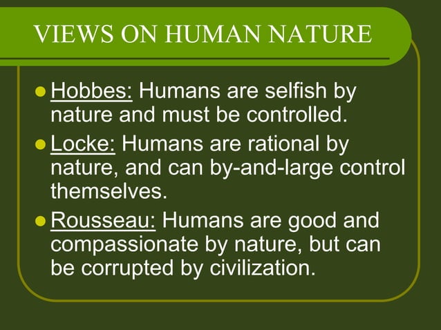 Social contract theory | PPTX | Politics