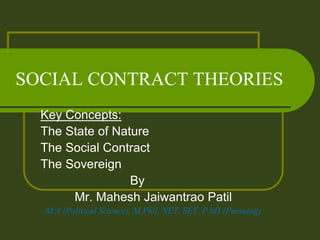 Social Contract Theory