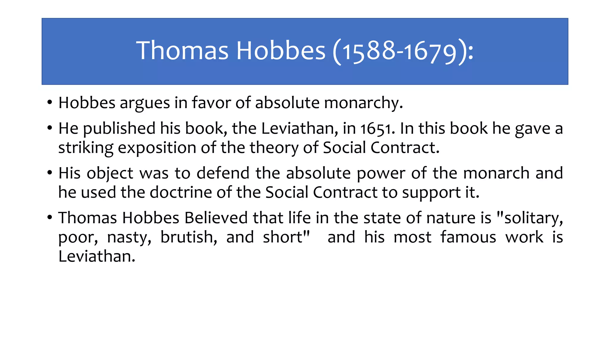 Social contract theory | PPTX