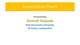Social contract theory | PPTX