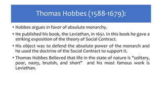 Social contract theory | PPTX