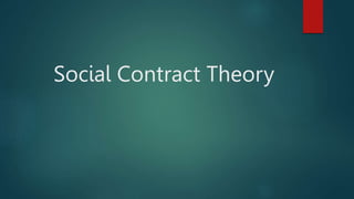 Social Contract Theory pptx | PPTX