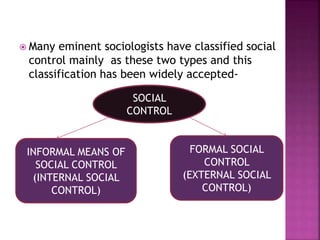 Social control | PPTX