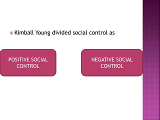 Social control | PPTX