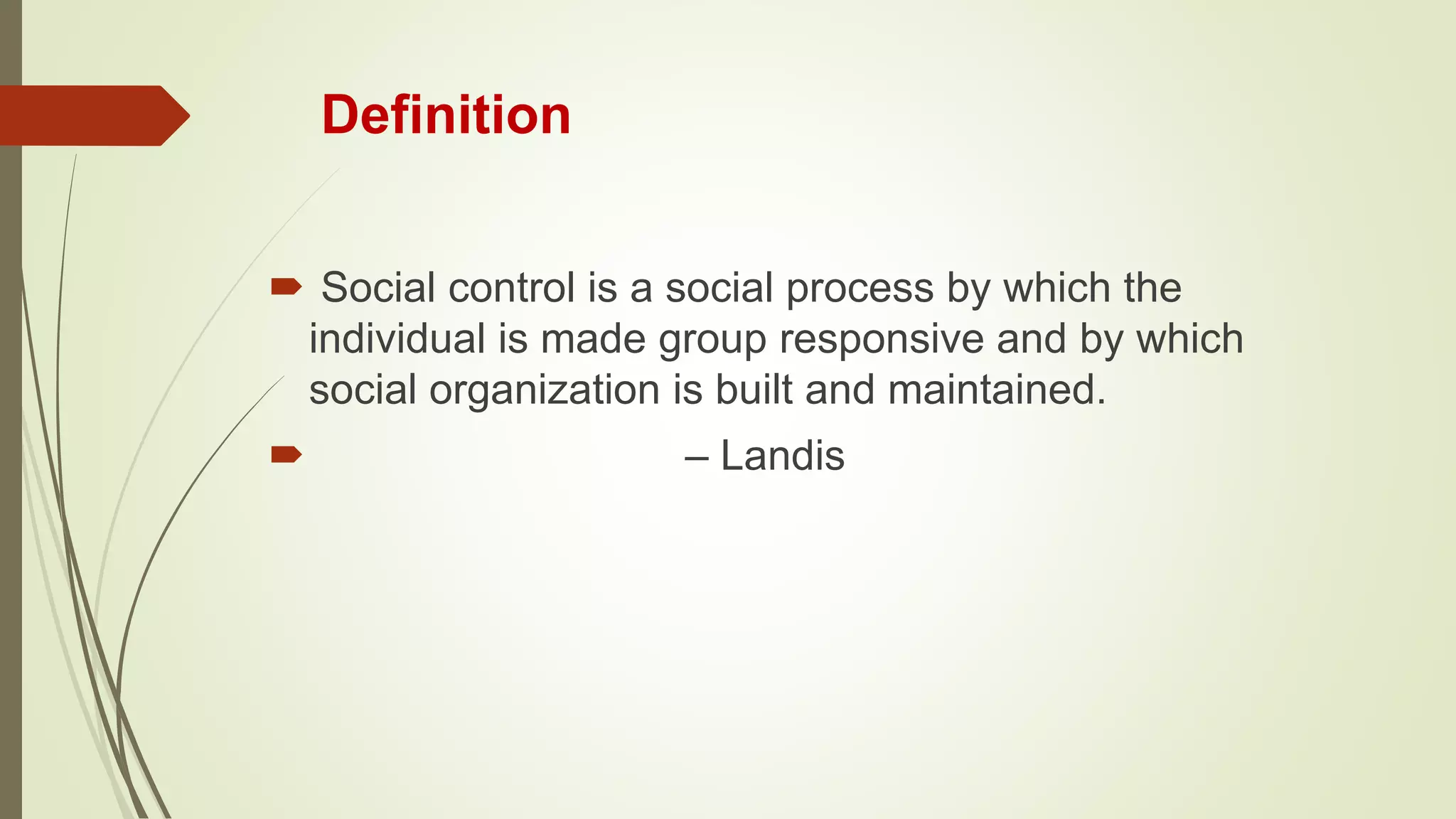 Social control | PPTX