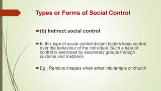 Social control | PPTX