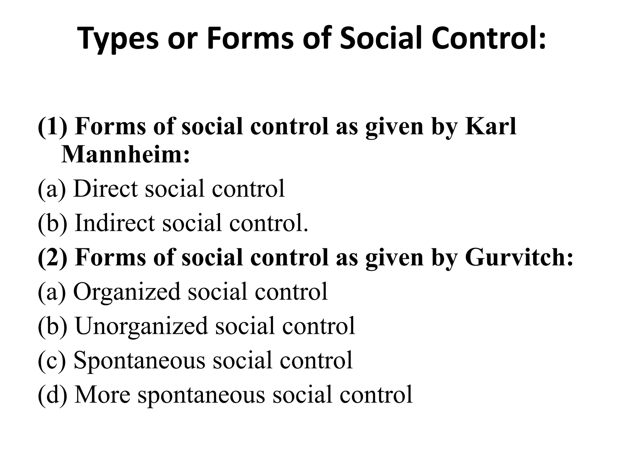 Social control | PPTX