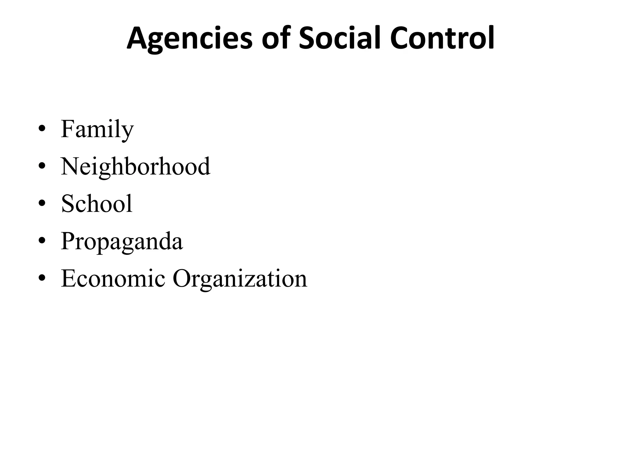 Social control | PPTX
