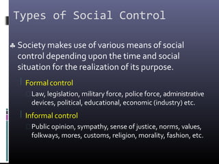 Social Control | PPT