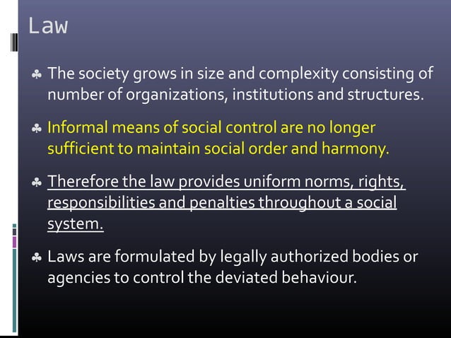 Social Control | PPT