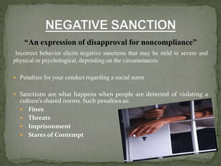 Negative Sanction
