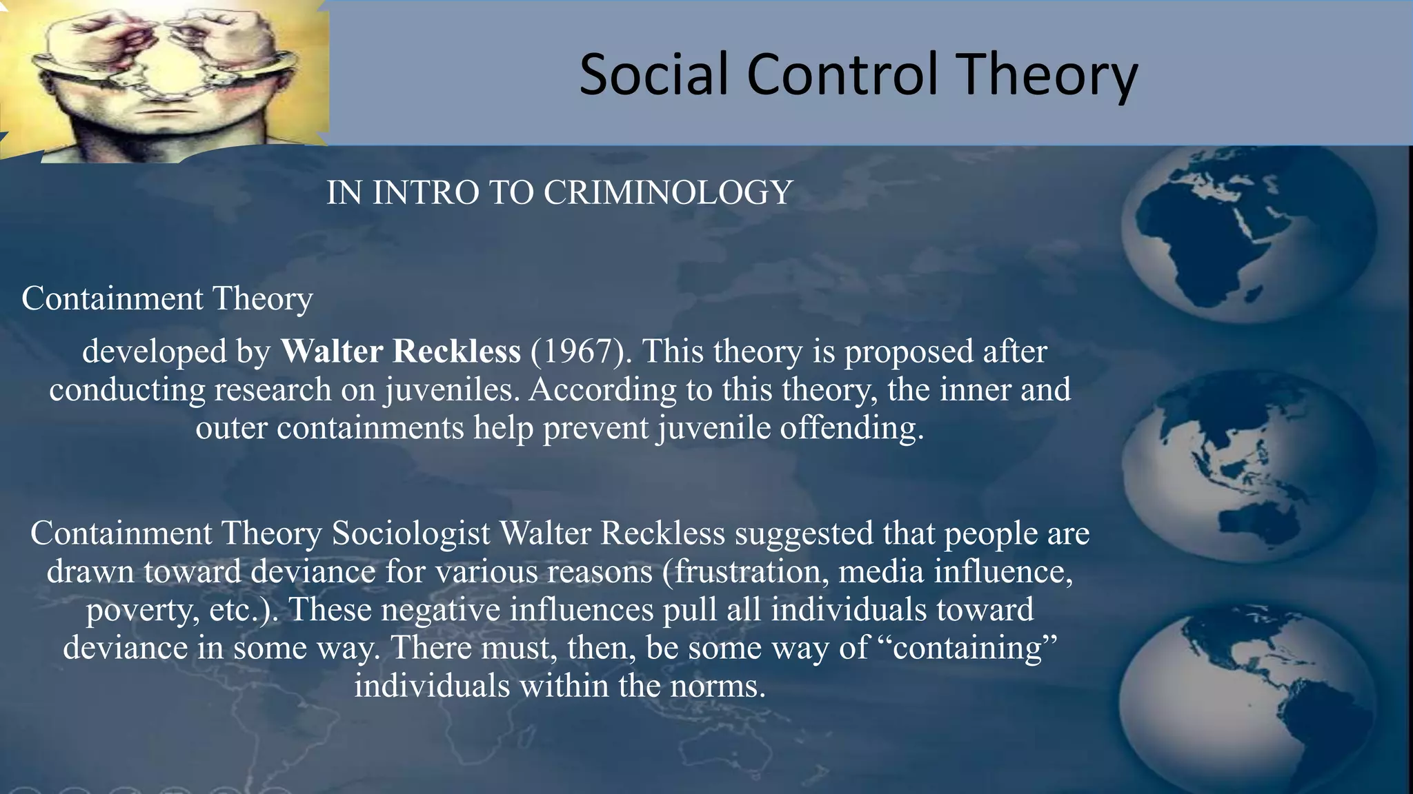Social control theory with Philippines setting | PPTX