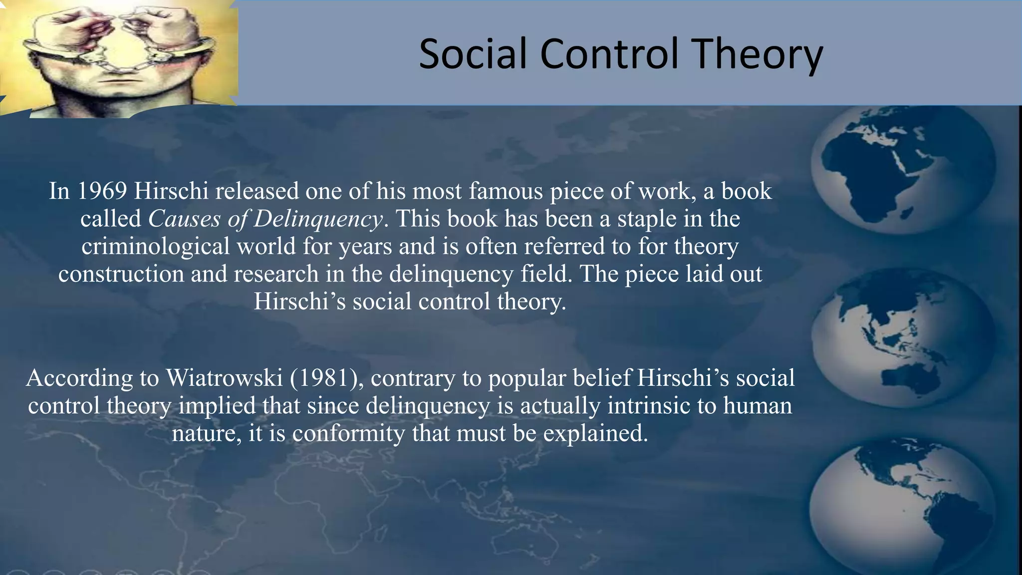 Social control theory with Philippines setting | PPTX